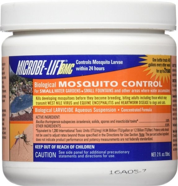 MICROBE-LIFT BMC Liquid Mosquito Control Aquarium Water Care, 2-oz jar ...