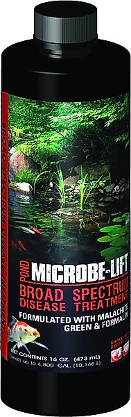MICROBE-LIFT Broad Spectrum Disease Fish Treatment, 16-oz bottle ...