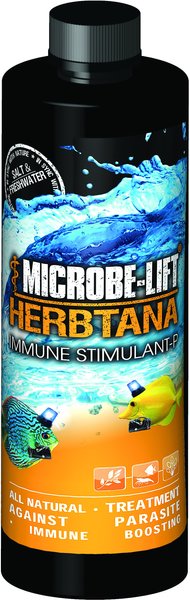 MICROBE-LIFT Herbtana Salt & Freshwater Fish Treatment, 16-oz bottle ...