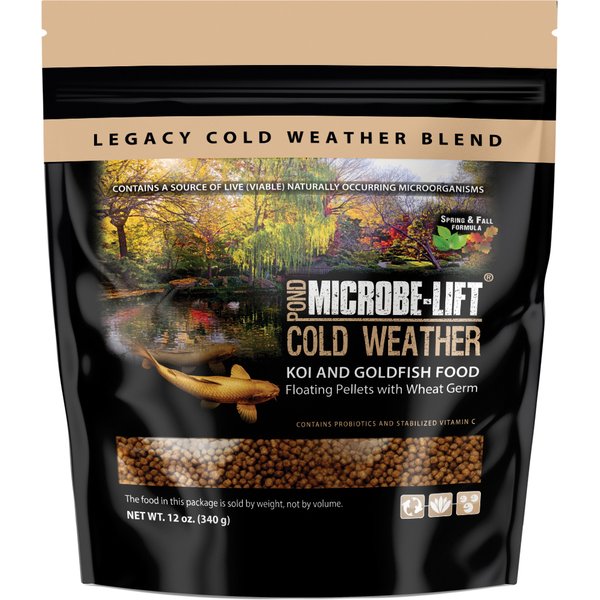 MICROBE-LIFT Legacy Cold Weather Floating Pellets with Wheat Germ Koi ...