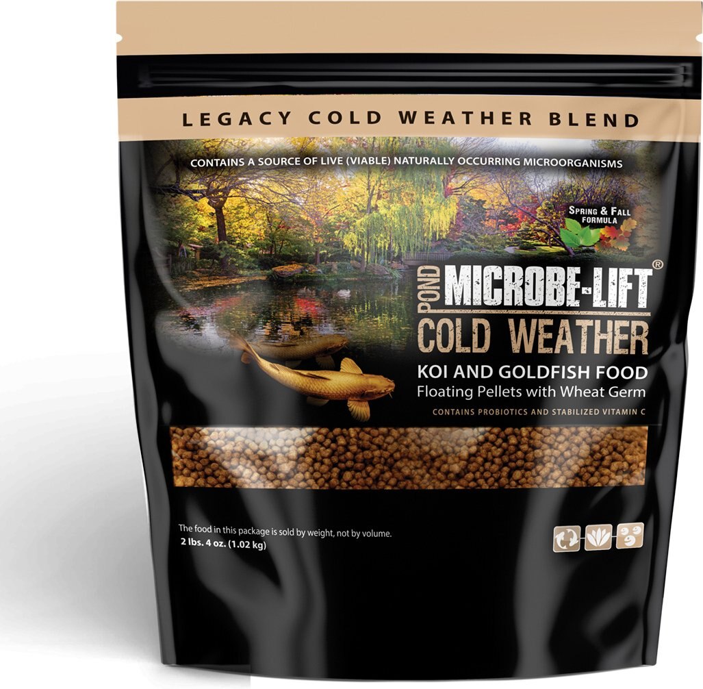 MICROBE-LIFT Legacy Cold Weather Floating Pellets with Wheat Germ Koi ...