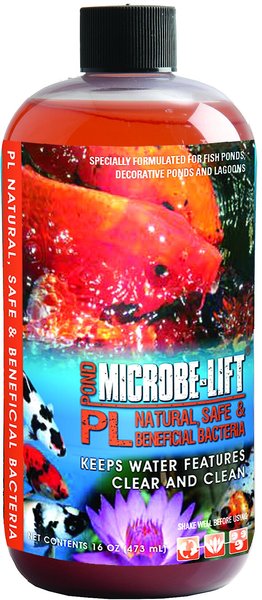 MICROBE-LIFT PL Pond & Lagoon Bacteria Water Treatment, 16-oz bottle ...