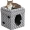 MIDWEST Curious Cube Cat Condo, Geometric Gray - Chewy.com