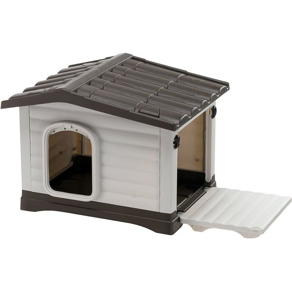 MIDWEST Ferplast Villa Dog Kennel with Folding Porch, Small - Chewy.com