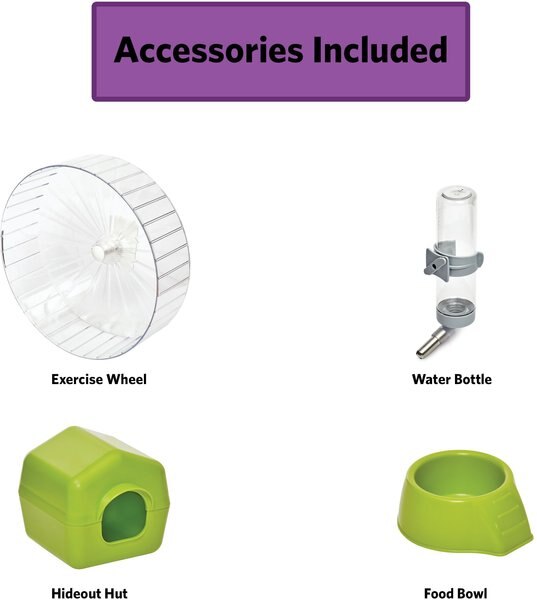 MIDWEST Hamster Nation Hamster Home, Jumbo - Chewy.com