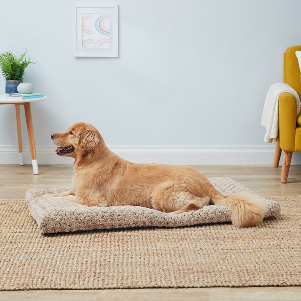 MIDWEST Quiet Time Ombre Swirl Dog Crate Mat, Taupe, 48-in - Chewy.com