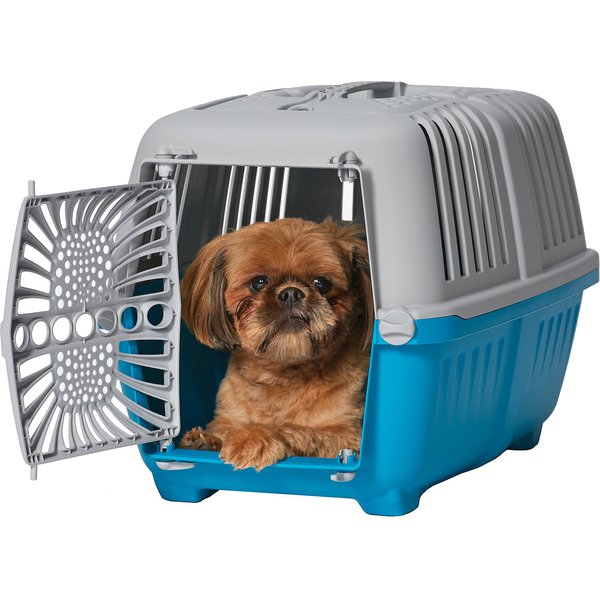 MIDWEST Spree Plastic Dog & Cat Kennel, 24-in, Blue - Chewy.com