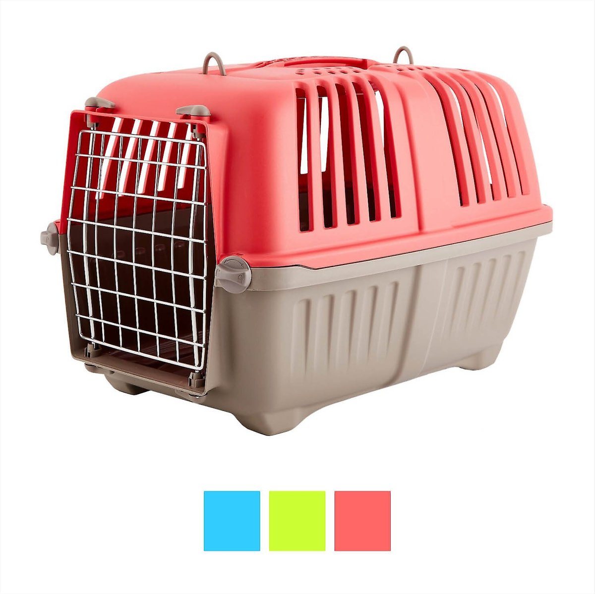 MIDWEST Spree Plastic Dog & Cat Kennel, Red, 19-in - Chewy.com