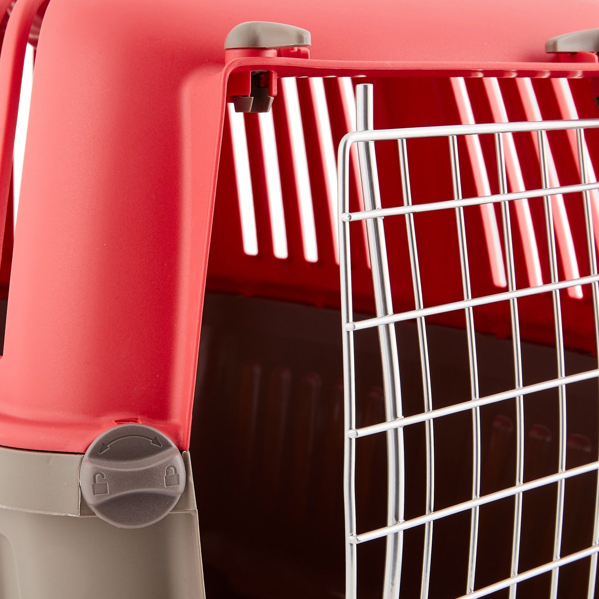 MIDWEST Spree Plastic Dog & Cat Kennel, Red, 19-in - Chewy.com