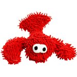 MIGHTY Bone Squeaky Plush Dog Toy, Red - Chewy.com
