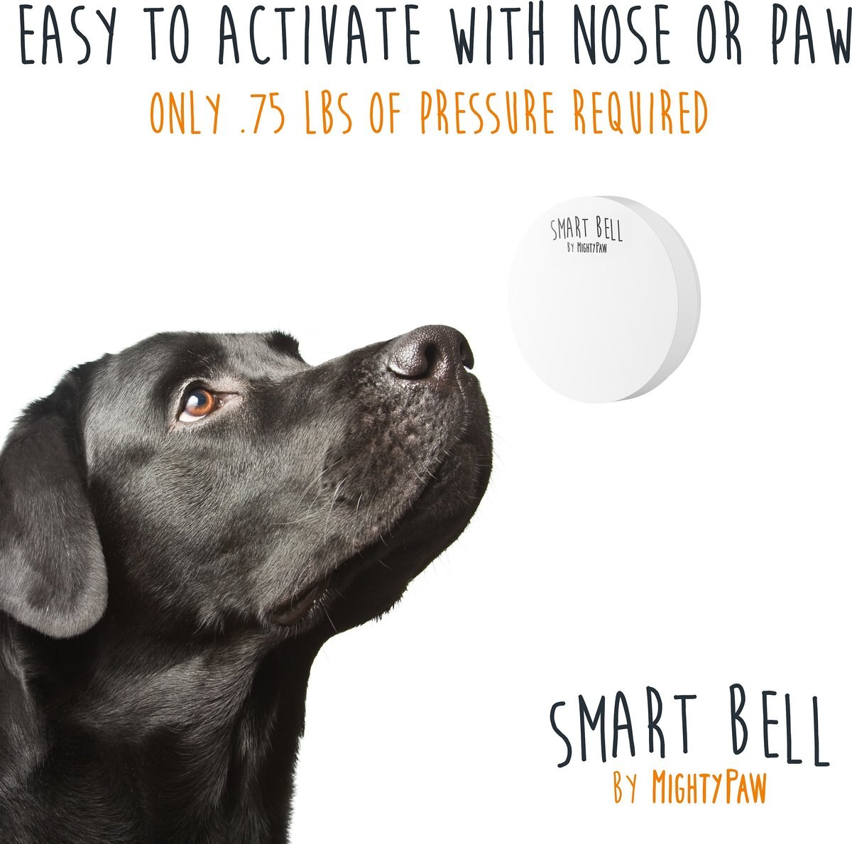 MIGHTY PAW Smart Bell 2.0 Potty Training Dog Doorbell, White, 2 count ...