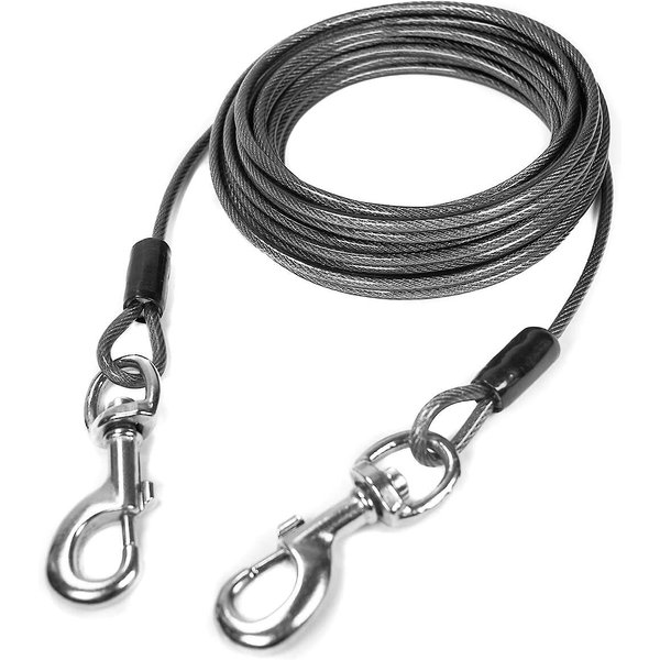 Out of Stock - MIGHTY PAW Tie Out Cable Dog Leash, 30-ft, Medium ...