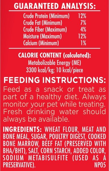 MILK-BONE MaroSnacks Real Bone Marrow Dog Treats, 15-oz bag, case of 6 ...