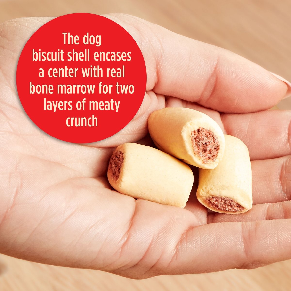 MILK-BONE MaroSnacks Real Bone Marrow Dog Treats, 40-oz tub - Chewy.com