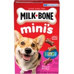 MILK-BONE Mini's Flavor Snacks Beef, Chicken & Bacon Flavored Biscuit ...
