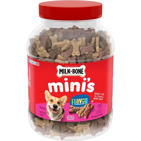 MILK-BONE Soft & Chewy Minis Made with Real Chicken Soft & Chewy Dog ...