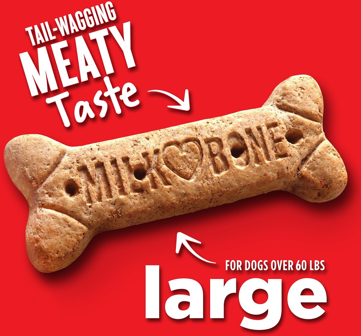 MILK-BONE Original Large Biscuit Dog Treats, 10-lb box, bundle of 2 ...