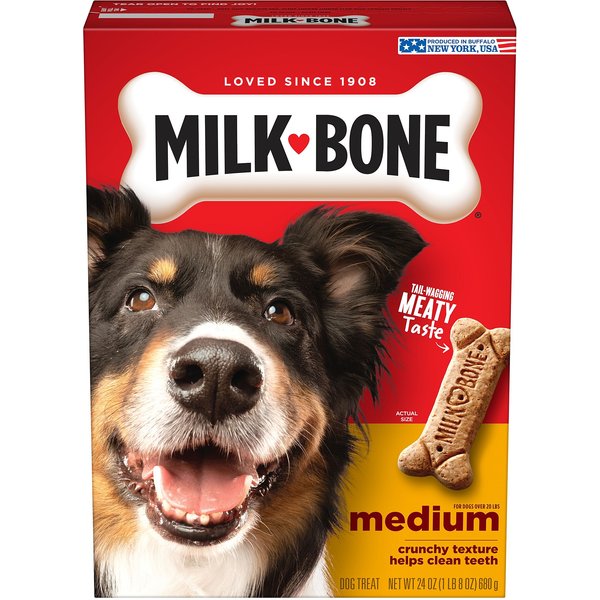 MILK-BONE Mini's Flavor Snacks Beef, Chicken & Bacon Flavored Biscuit ...