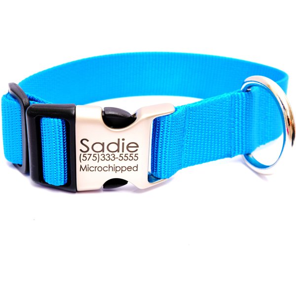 Out of Stock - DOG ID The Rock Solid Personalized ID Tag Dog Collar ...