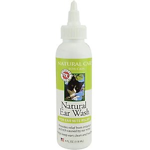 MIRACLE CARE Natural Ear Wash for Cats, 4-fl oz bottle - Chewy.com