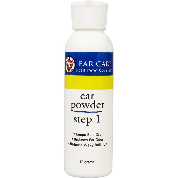 MIRACLE CARE Step 1 Ear Care, Ear Powder for Dogs & Cats, 12-g bottle ...