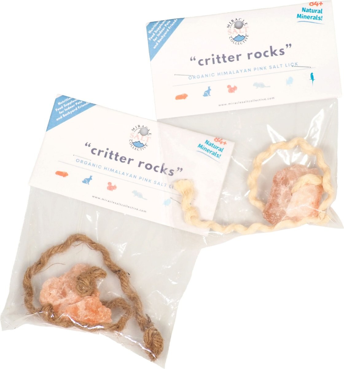 MIRACLE SALT COLLECTIVE Himalayan Pink Salt Critter Rocks, 4-oz bag ...