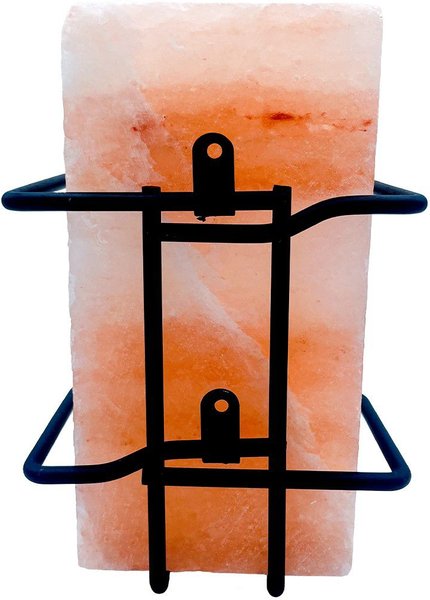 MIRACLE SALT COLLECTIVE Himalayan Pink Salt Lick 4-lb Brick Holder ...