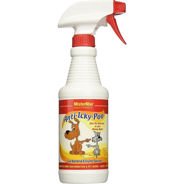 MISTERMAX Anti-Icky-Poo, Scented, 16-fl oz bottle - Chewy.com