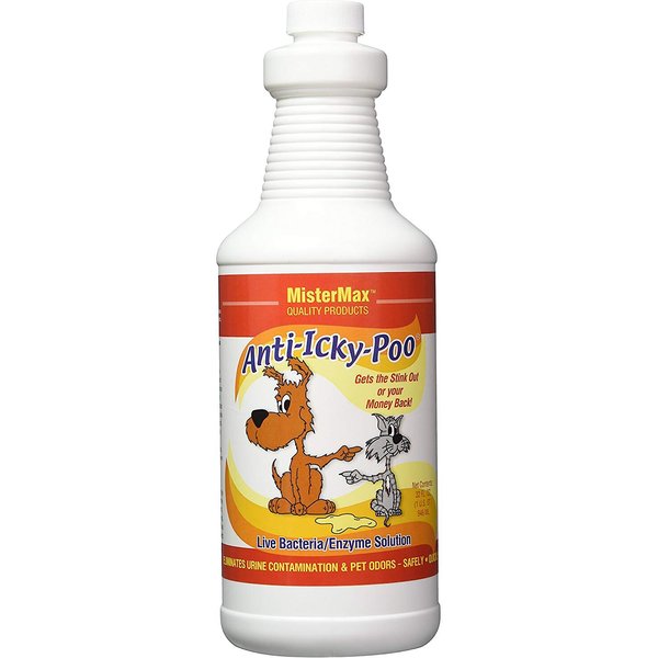 MISTERMAX Anti-Icky-Poo, Scented, 32-fl oz bottle - Chewy.com