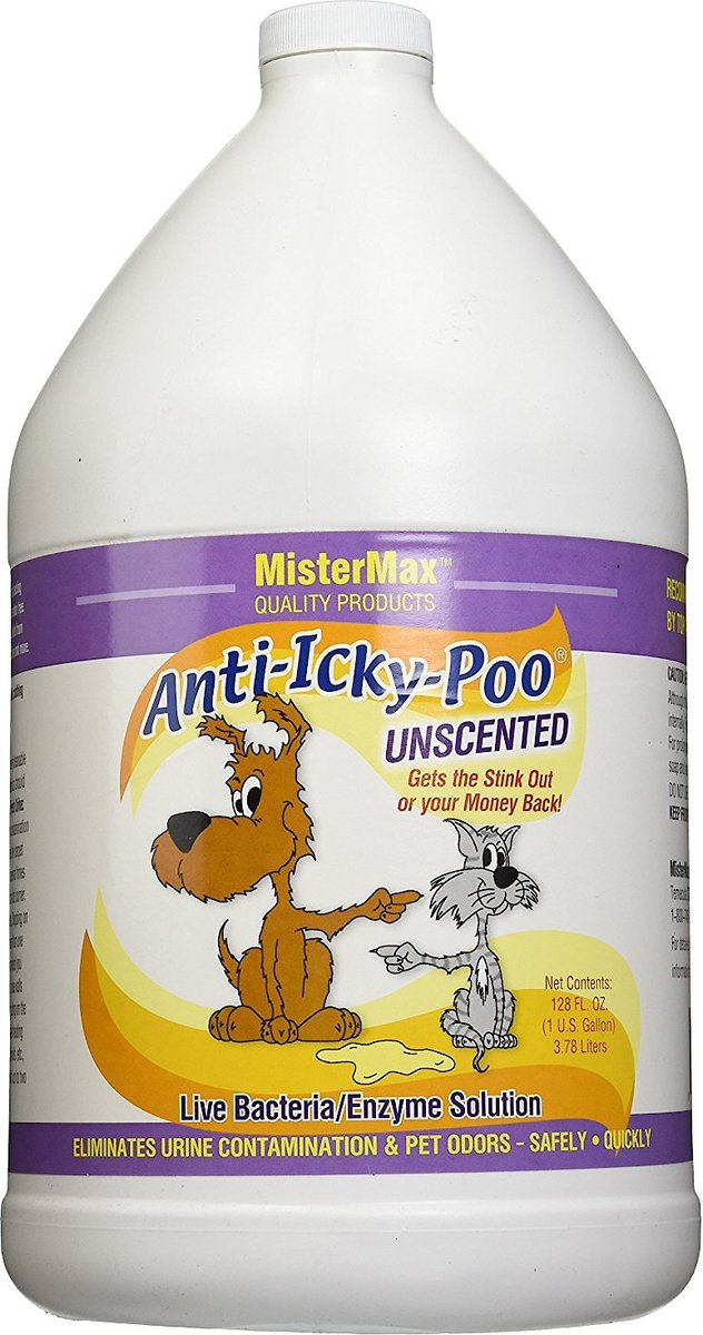MISTERMAX Anti-Icky-Poo, Unscented, 1 gal - Chewy.com