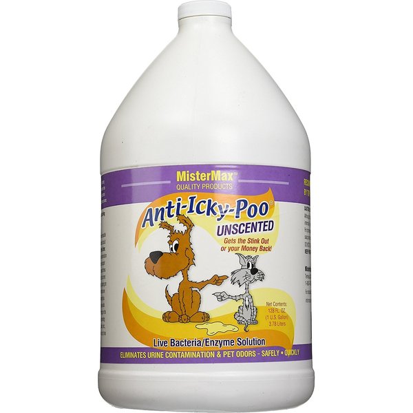 MISTERMAX Anti-Icky-Poo, Unscented, 1 gal - Chewy.com