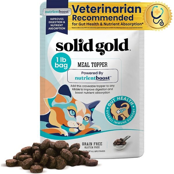 SOLID GOLD Gut Health Grain-Free Nutrient Absorption & Digestion Cat ...