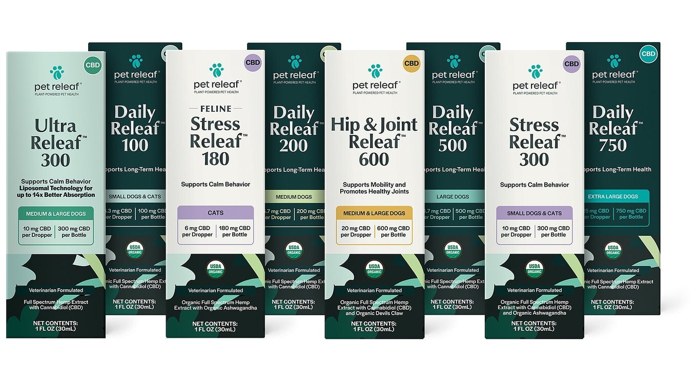 PET RELEAF Hip & Joint Releaf Organic CBD Oil & Devils Claw Liquid Hip ...