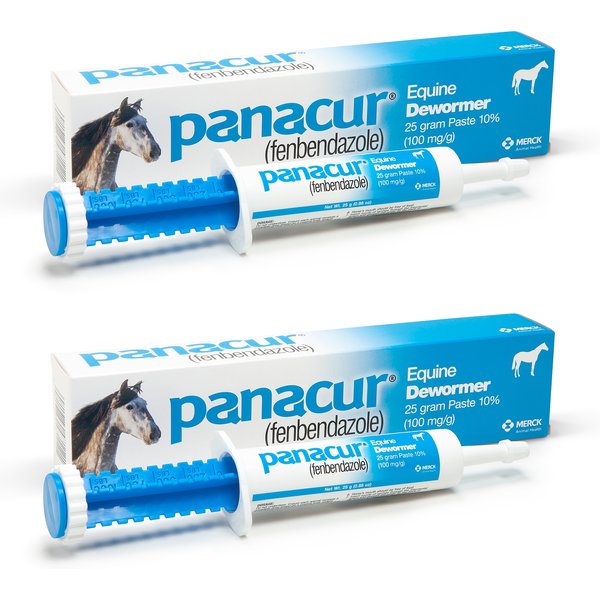 SAFE-GUARD Equine Paste Horse Dewormer 10%, 25-gm syringe, 2 count ...