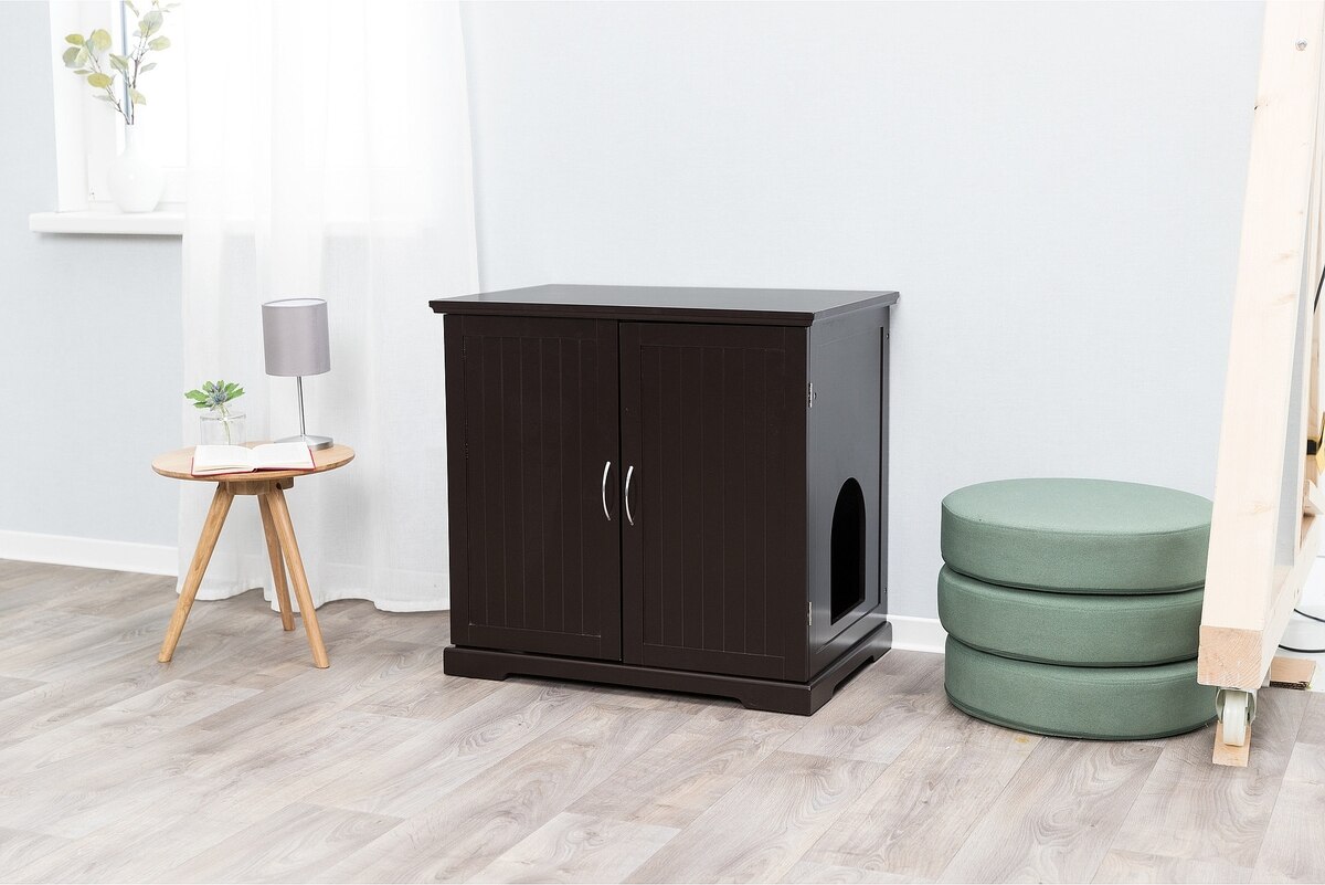 Discontinued - TRIXIE Wooden Cat Litter Box Enclosure, X-Large ...