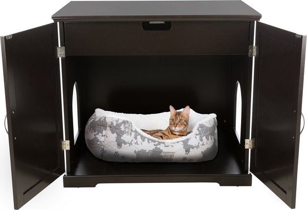Discontinued - TRIXIE Wooden Cat Litter Box Enclosure, X-Large ...
