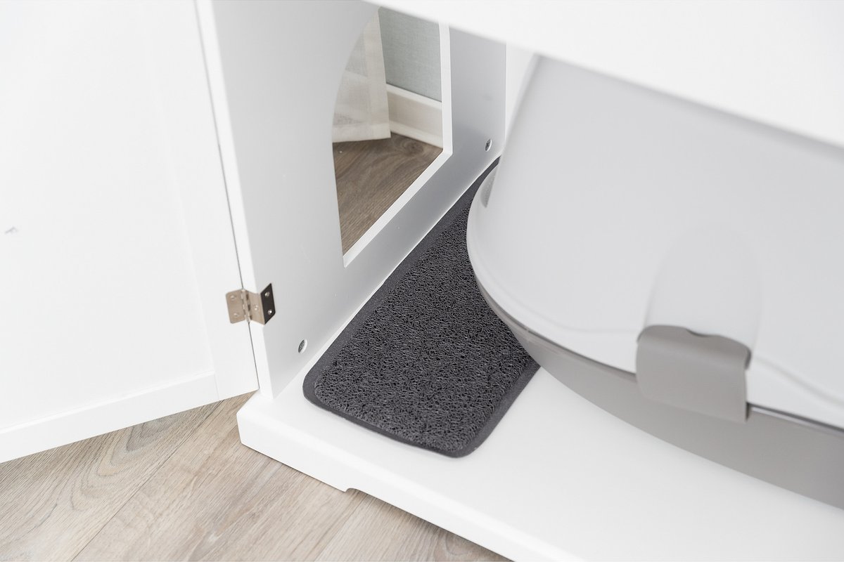 Out of Stock - TRIXIE Wooden Cat Litter Box Enclosure, X-Large, White ...