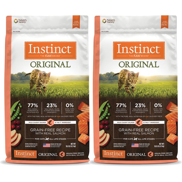 INSTINCT Original Real Chicken Recipe Grain-Free Dry Cat Food, 11-lb ...