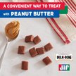 MILK-BONE Peanut Buttery Bites Jif Peanut Butter Soft & Chewy Dog ...