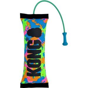 KONG Bunji High-Viz Bumper Squeaky Flying Discs Dog Toy, Assorted ...