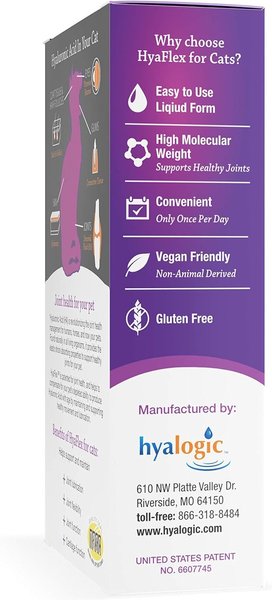 HYALOGIC HyaFlex Hyalogic Hyaluronic Acid Hip & Joint Formula Cat ...