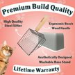 SPRINKLE & SWEEP Litter Box Speed Sifter for Low Dust with Base Dock ...