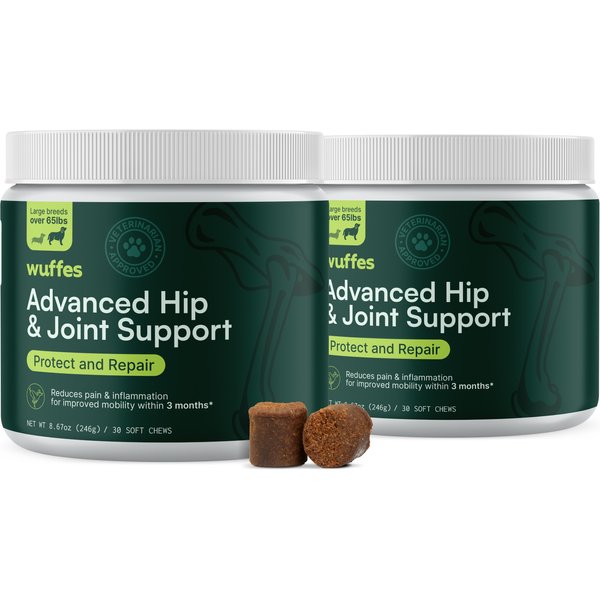 WUFFES Advanced Hip & Joint Supplement with Glucosamine & Chondroitin ...