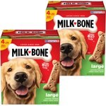 MILK-BONE Original Large Biscuit Dog Treats, 4-lb box, bundle of 2 ...