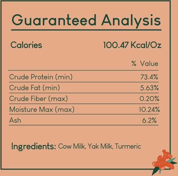 YAK9 CHEWS Turmeric Yak Chew Dog Treat, 2 count, X-Small - Chewy.com