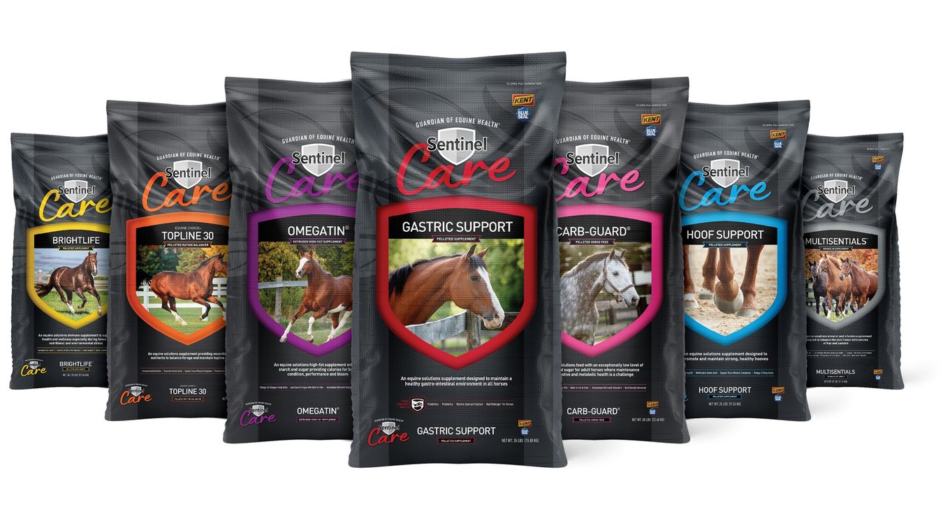 KENT / BLUE SEAL Sentinel Care Equine Choice Topline 30 Horse Feed, 50 ...