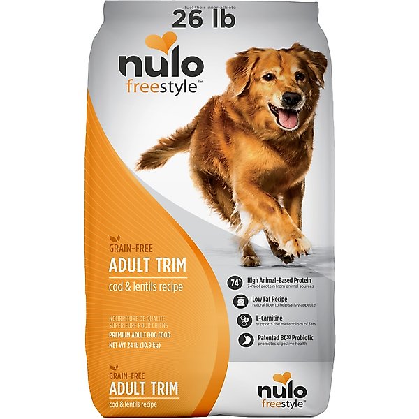 NULO Freestyle Cod & Lentils Recipe Grain-Free Adult Trim Dry Dog Food ...