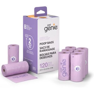 PET GENIE On The Go Dog Waste Bags, 8 count - Chewy.com