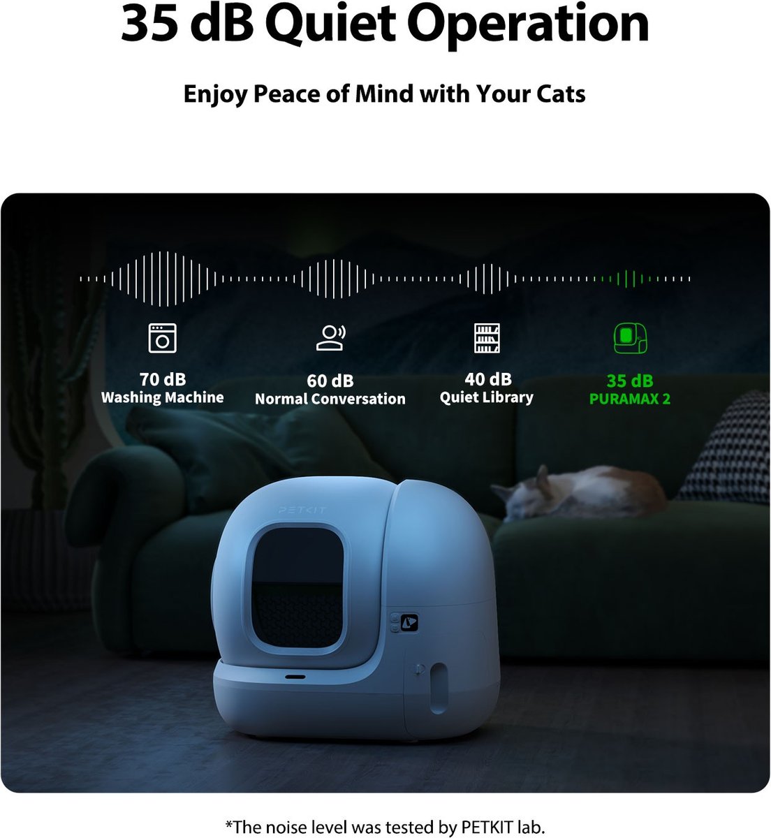 PETKIT PuraMax 2 Self Cleaning Cat Litter Box, White, X-Large: 24-in ...