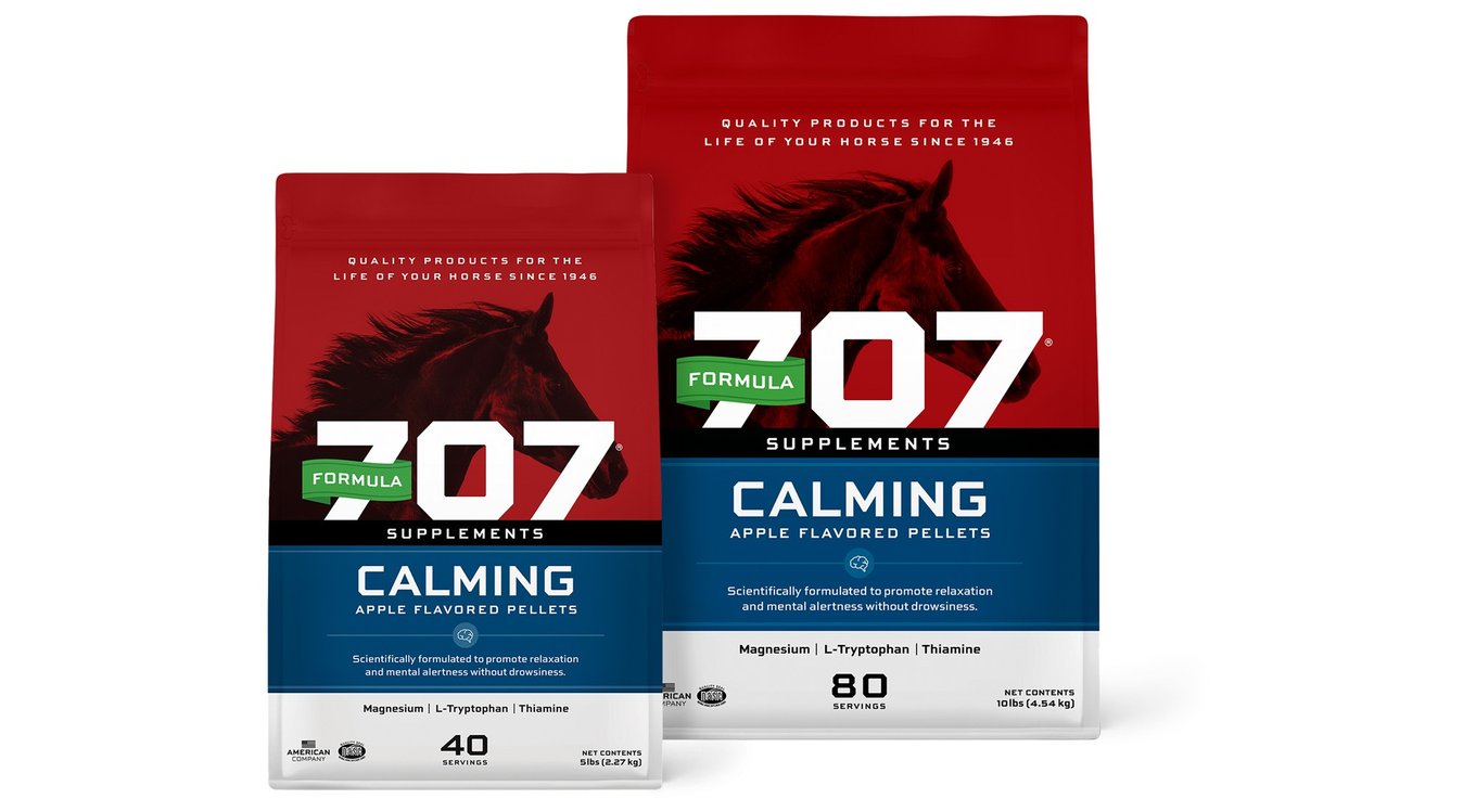 FORMULA 707 Calming Apple Flavor Pellets Horse Supplement, 20-lb bucket ...